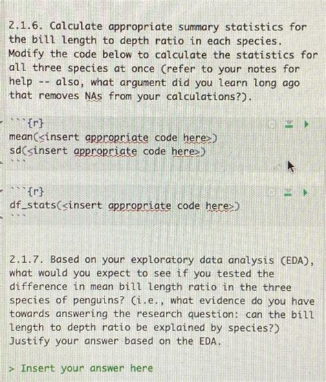 Solved Scenario 1 Palmer Penguins As Part Of The