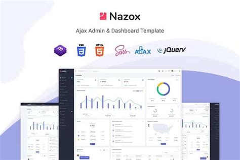 nazox ajax admin and dashboard template latest version