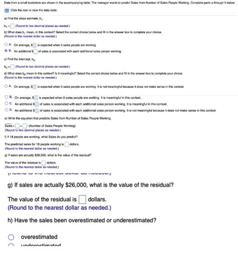 Solved Data TableClick The Icon To View The Data Table A Chegg Com