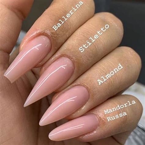 Luxury Beauty Ballerina Nails Shape Acrylic Nail Shapes Simple
