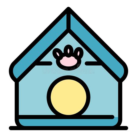 多卢斯图标颜色轮廓矢量图 向量例证 插画 包括有 移动 对象 没人 设计 狗屋 敌意 要素 230527679