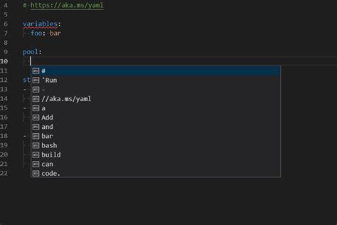 no intellisense for root level pool and strategy objects · issue 149 · microsoft azure