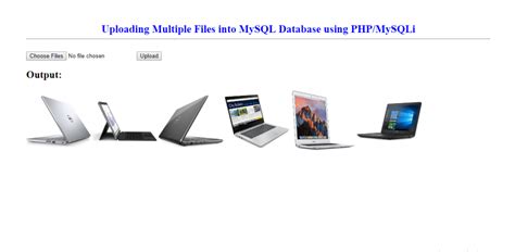 Uploading Multiple Files Into Mysql Database In Phpmysqli Campcodes