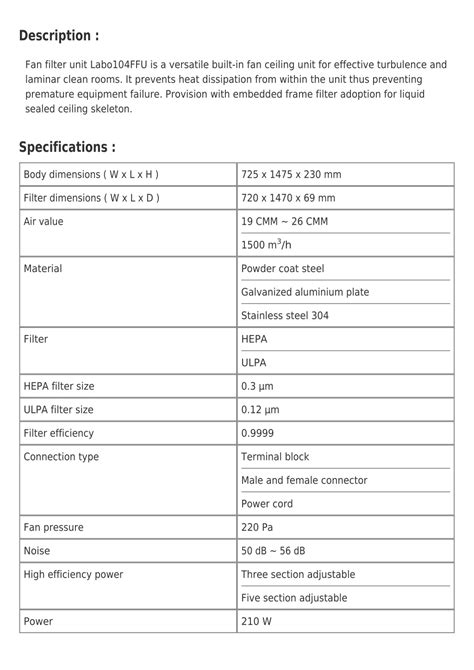 Ppt Fan Filter Unit Powerpoint Presentation Free Download Id 12582750
