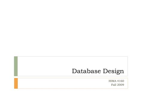 PPT Database Design PowerPoint Presentation Free Download ID 467064