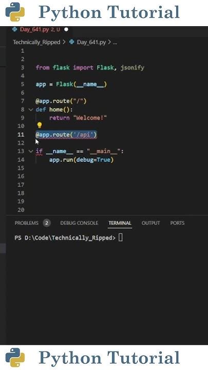 Flask Json Responses Made Easy Python Tutorial Youtube