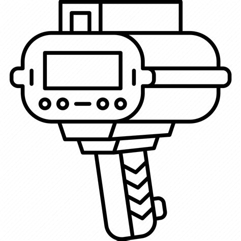 Radar Gun Speed Detect Enforcement Icon Download On Iconfinder