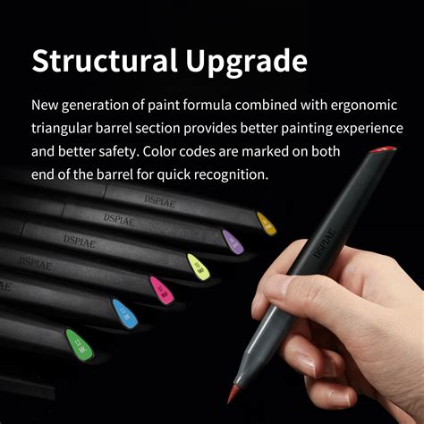 Dspiae Soft Tip Acrylic Marker Mk02 White Gunpla Ultra