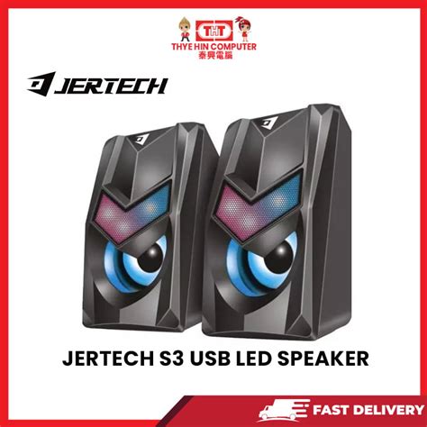 E13 Jertech S3 Usb Led Speaker [sbn No Nilai No Melaka No] Thye Hin Computer