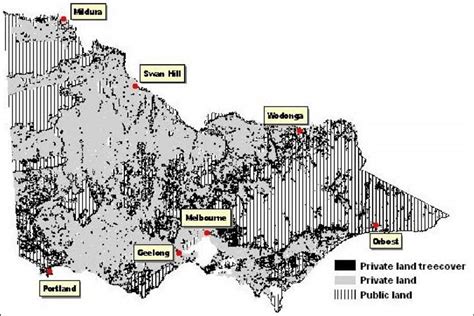 Tree Cover On Private Land In Victoria Download Scientific Diagram