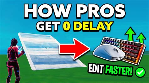 How Pros Get Zero Input Delay In Fortnite Lower Latency Youtube