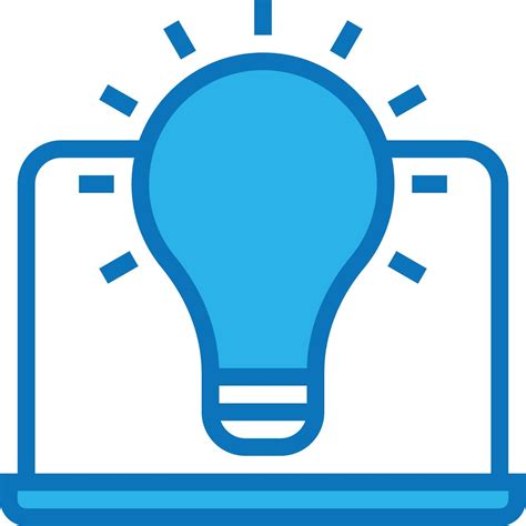 intelligent system idea software development blue icon 14243942