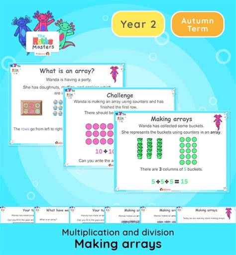 Year 2 Making Arrays Lesson Presentation Year 2 Multiplication And Division Resources