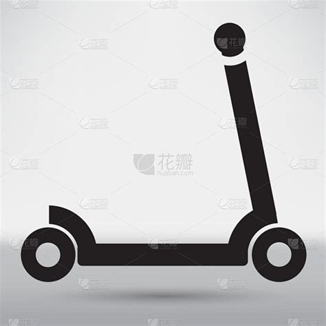 儿童 手推脚踏车 图标 轮廓 创造力 图像 矢量 彩色图片 分离着色 快乐