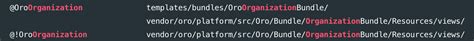 Symfony Oroplatform Override Oro Bundle Template Stack Overflow
