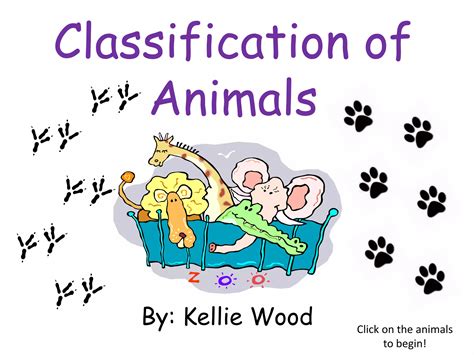 Classification Of Animals Pptx