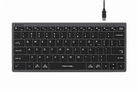 A4Tech FK11 Fstyler Sleek Multimedia Compact Keyboard Black Gadgets360 Pk