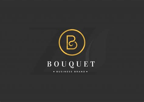 دانلود لوگو B رنگ طلایی با پس زمینه تیره دانلود رایگان فایل لایه باز، Psd، وکتور، لوگو و موکاپ