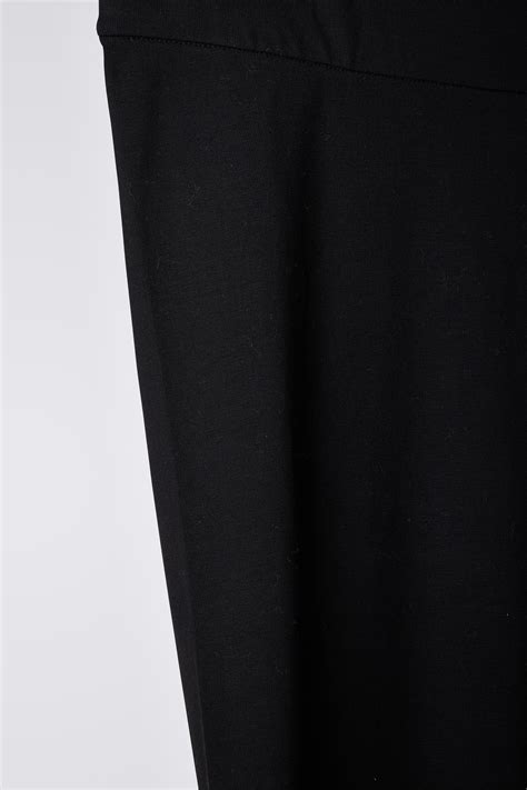Evans Plus Size Black Cotton Stretch Leggings Evans