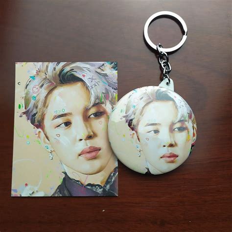 Брелок зеркало Пак Чимин Пак Чимин Park Jimin БТС Bts К Pop купить с доставкой по