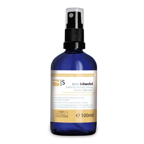 Buy Ionic Colloidal Sulfur 95ppm 100ml