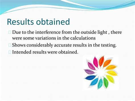 RGB Colour Analyzer Without A Programmming Device PPT