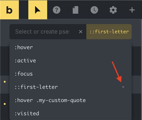 Pseudo Classes And Pseudo Elements In Bricks Builder
