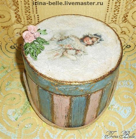 Коробочка для хранения Юная леди продано Коробочки Декупаж коробки Декупаж