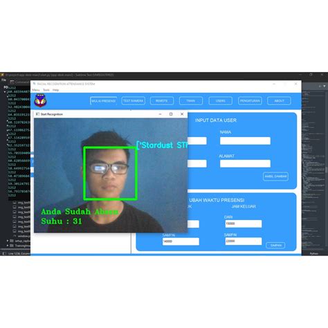 Jual Source Code Aplikasi Absensi Menggunakan Wajah Facial Recognition Attendance System