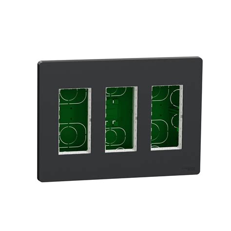 Schneider Electric Nu173454 Flush Mounting Box 3 Rows X 2 Modules