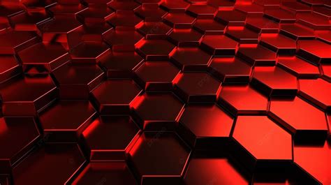 3 D レンダリングで抽象的な赤い六角形の背景 ハニカム 六角形の抽象的な 六角形の背景背景画像素材無料ダウンロード Pngtree