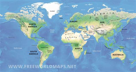 World Physical Map Hd Draw A Topographic Map