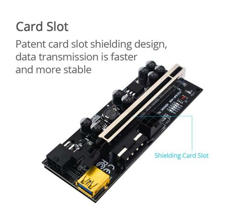 Ver009c Plus Pci E 라이저 카드 60cm Usb 3 0 케이블 Pci Express 1x ~ 16x 확장기
