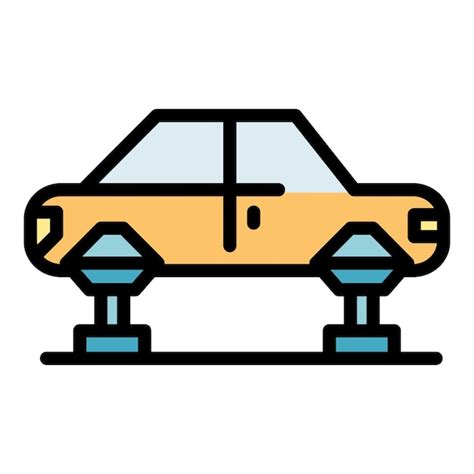 Premium Vector Auto Production Icon Outline Vector Factory Robot Process Equipment Color Flat