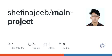 Github Shefinajeebmain Project
