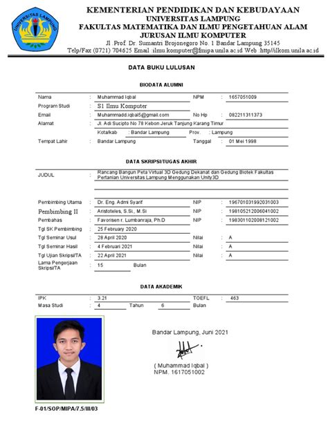 data lulusan muhammad iqbal pdf teknologi and rekayasa