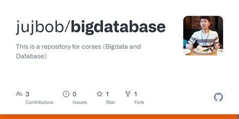 GitHub Jujbob Bigdatabase This Is A Repository For Corses Bigdata