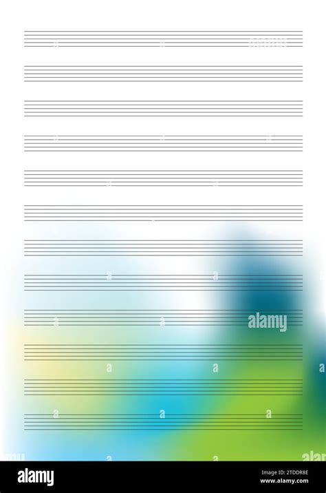 Melody Note Template Colorful Abstract Background Stock Vector Image Art Alamy