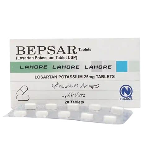 Bepsar 25mg Tablet Tablet Pharmacy