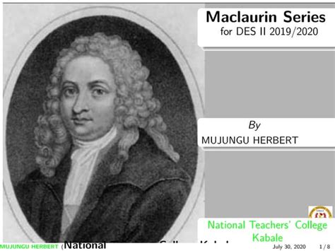 Maclaurins Series Pdf