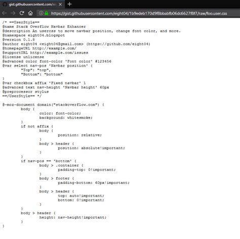 Cannot Install From Urls That End With Usercss In Stylus For Firefox