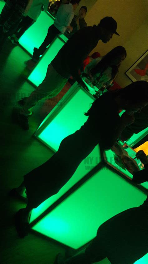 Led Table Rentals Nationwide Ny Led Furniture