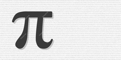 Premium Vector Pi Symbol Art Banner With Shadow Black Pi Symbol With