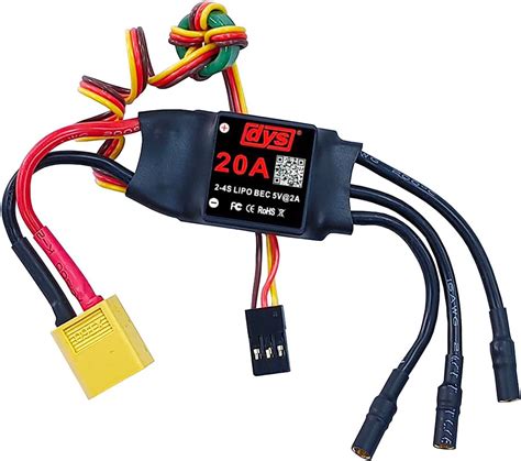 Dys 12a 20a 30a 40a 50a 60a 80a 100a 2 6s Brushless Esc