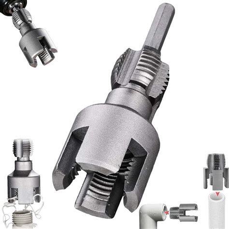 Mjs Integrated Internal And External Pipe Threading Tool Dual Function Pipe Thread Cutting Tool 1