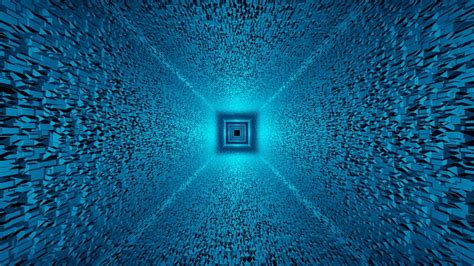 정사각형 터널 모양으로 배열된 큐브를 특징으로 하는 3d 배경 3차원 형태에 대한 스톡 사진 및 기타 이미지 3차원 형태