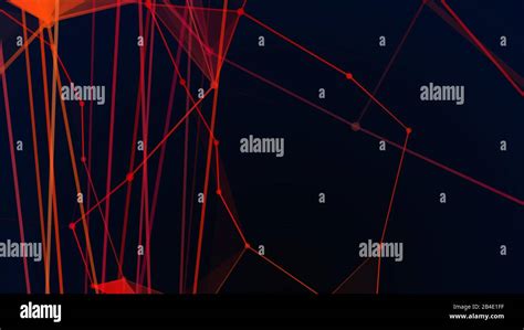 Colorful Abstract Background With Plexus Elements Stock Photo Alamy