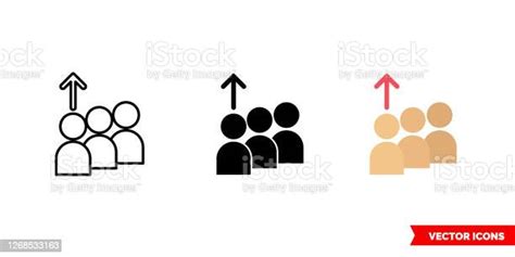 3 가지 유형의 색상 흑백 윤곽선의 큐 아이콘을 남깁니다 격리된 벡터 기호 기호 0명에 대한 스톡 벡터 아트 및 기타 이미지 0명 개념 검은색 Istock