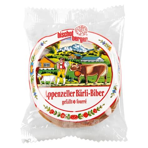 Authentic Bischofberger Appenzeller Bärli Biber 75 G Swiss Food Online Grocery Store
