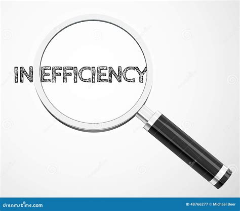 Efficiency Vs Inefficiency See Saw Balance Productive Effective Stock Image